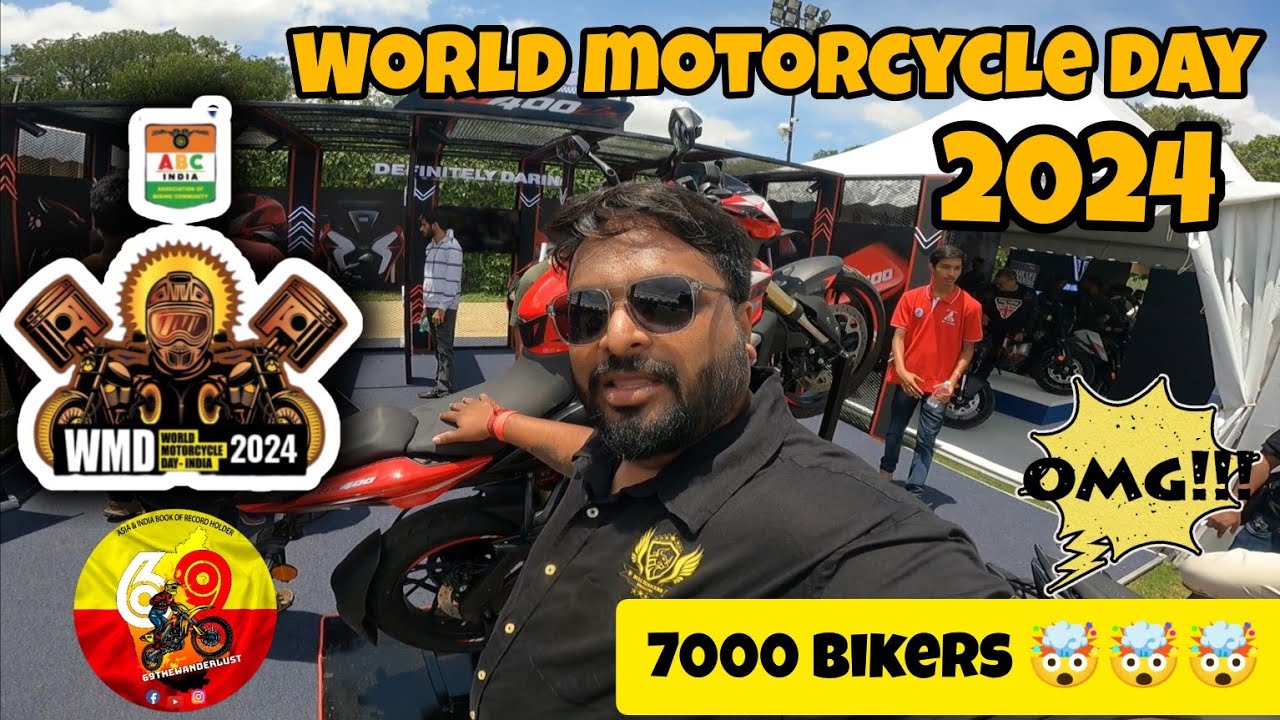 World motorcycle day 2024 || ABC WMD EVENT 2024 CHAMARA VAJRA || ವಿಶ್ವ ...