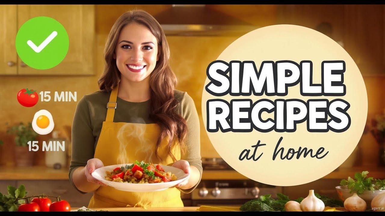 Cooking at Home Simple Recipes Anyone Can Make - YouTube
