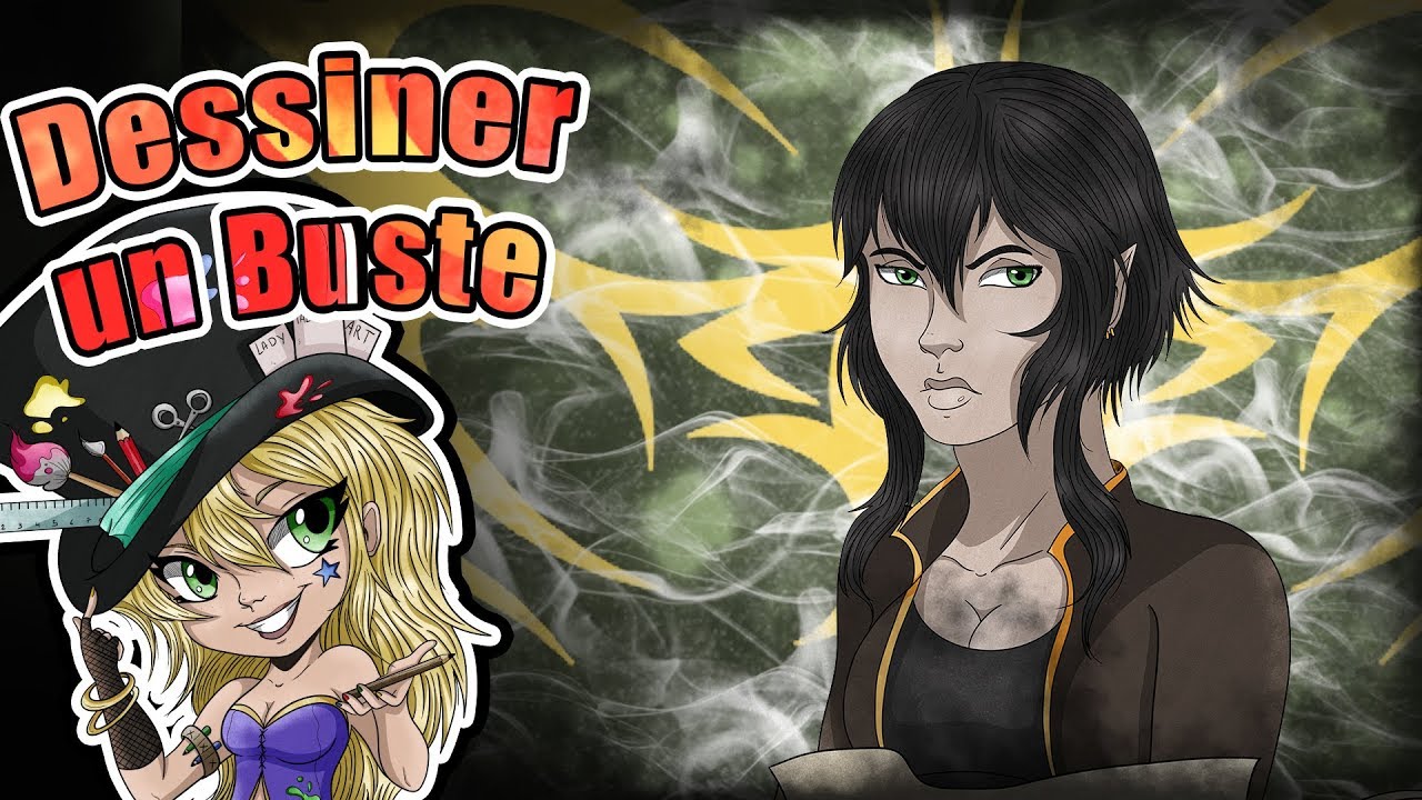 Comment Dessiner un Buste de Femme, par Lady Thalandir - YouTube