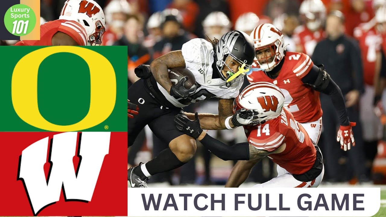 Oregon vs Wisconsin Full Game College Football 2024 - YouTube