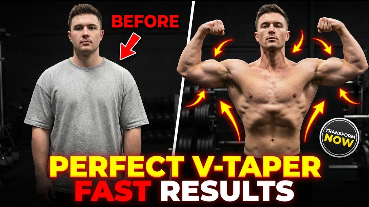 How To Get a PERFECT V-TAPER Physique ASAP - YouTube