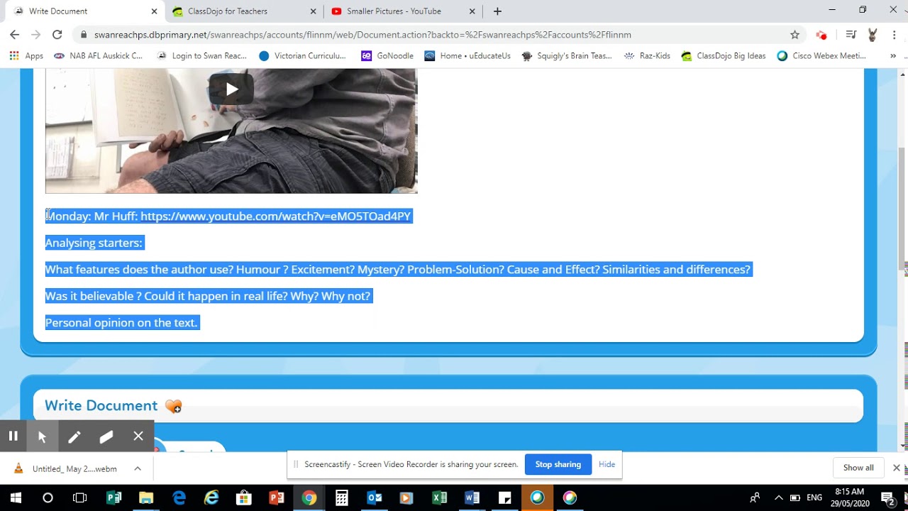 Week 8 DB Reading - YouTube