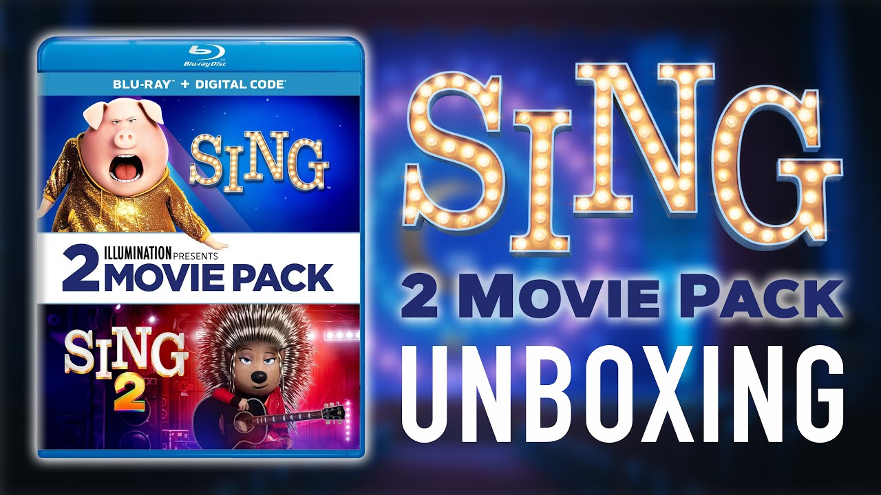 Sing: 2 Movie Pack | Blu-Ray Unboxing - YouTube