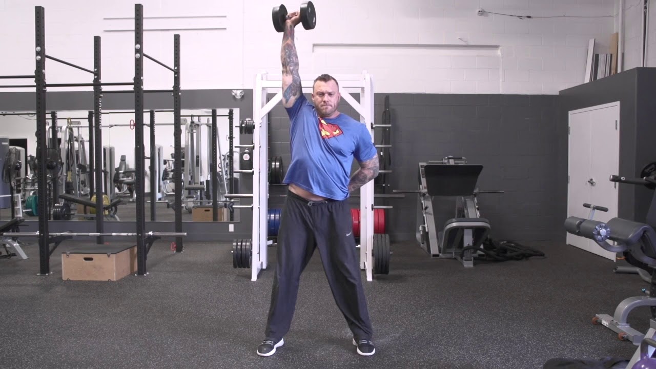 AOW Exercise Demo: Dumbbell Single Arm Snatches - YouTube