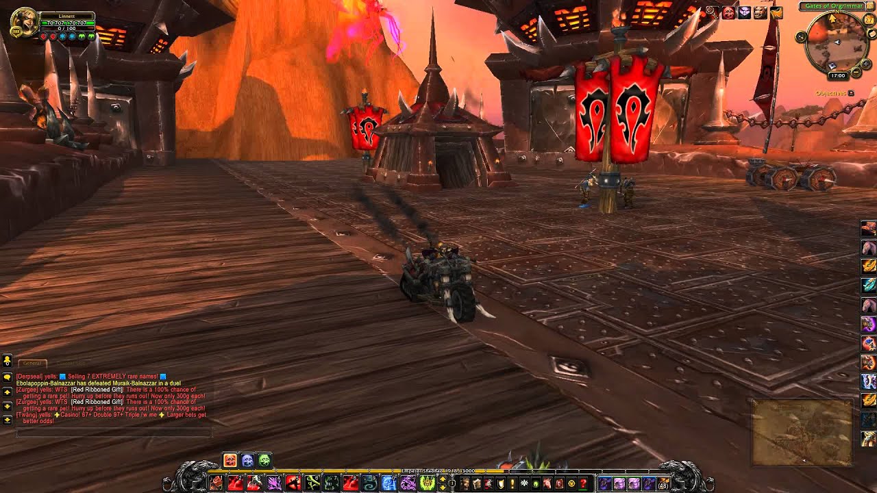 Warlord´s Deathwheel Mount Gameplay - YouTube