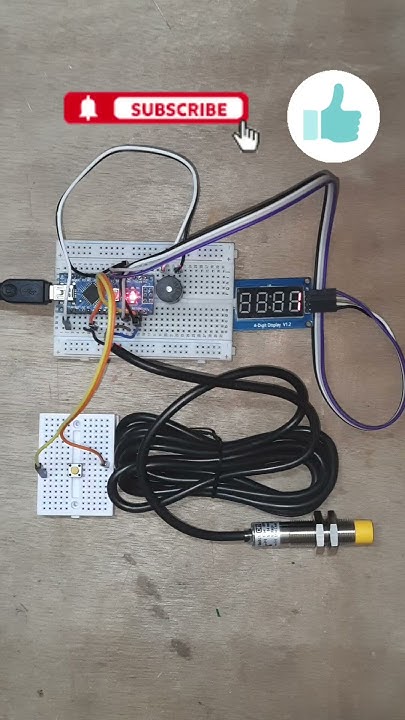Counter Meter With 7segment Display And Arduino Nano With Sensor Count Trigger Education