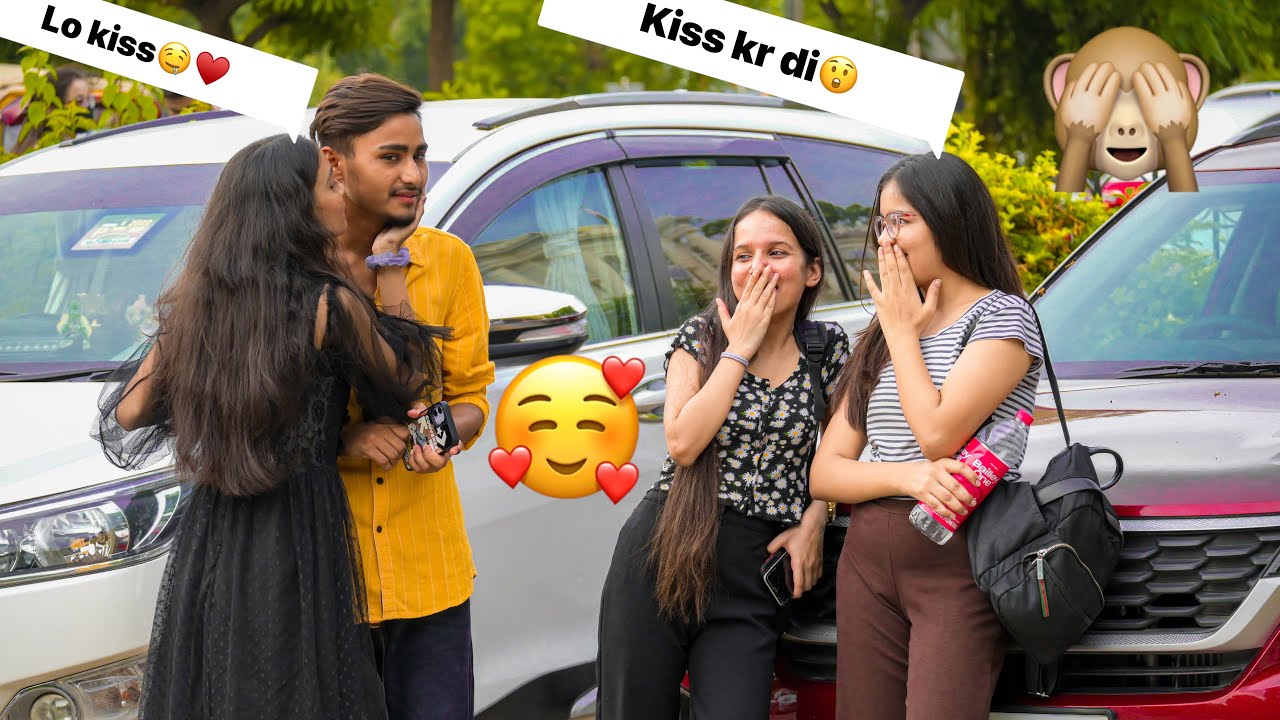Kissing prank one random cute girls 😁 ️#prank #trending #virlvideo # ...
