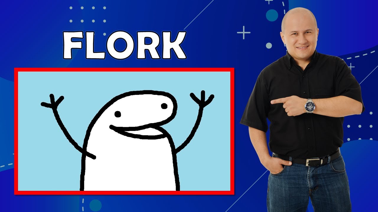 Dibuja a FLORK alegre, usando Paint - YouTube