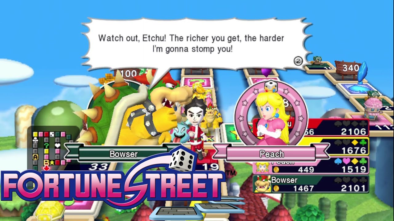 Fortune Street- Peach's Castle (Super Mario Tour) - YouTube