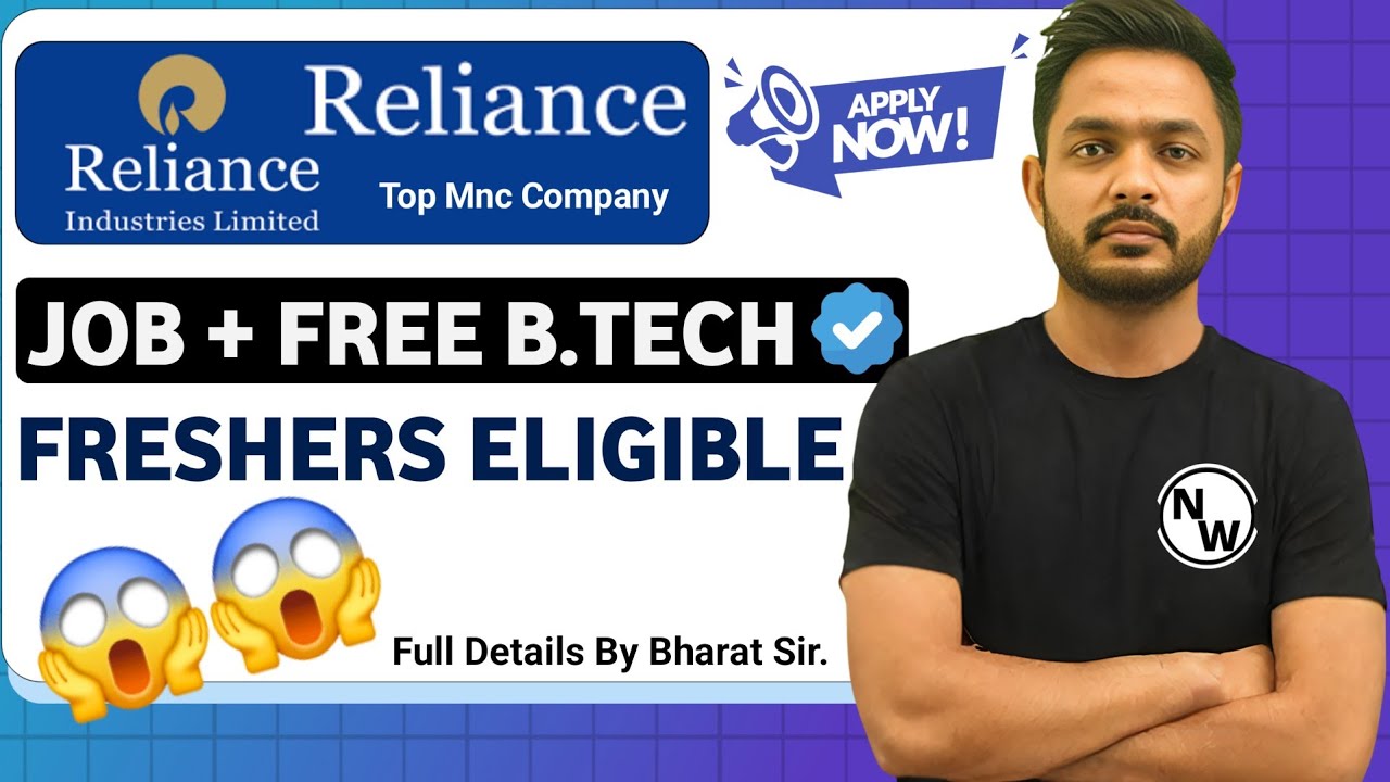 Reliance Hiring Freshers 2025 | CTC: 3.6 LPA| Reliance Recruitment 2025 ...