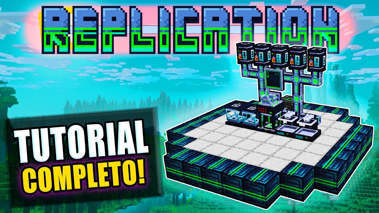 TUTORIAL COMPLETO DO MOD REPLICATION! NOVO PROJECT E? - YouTube