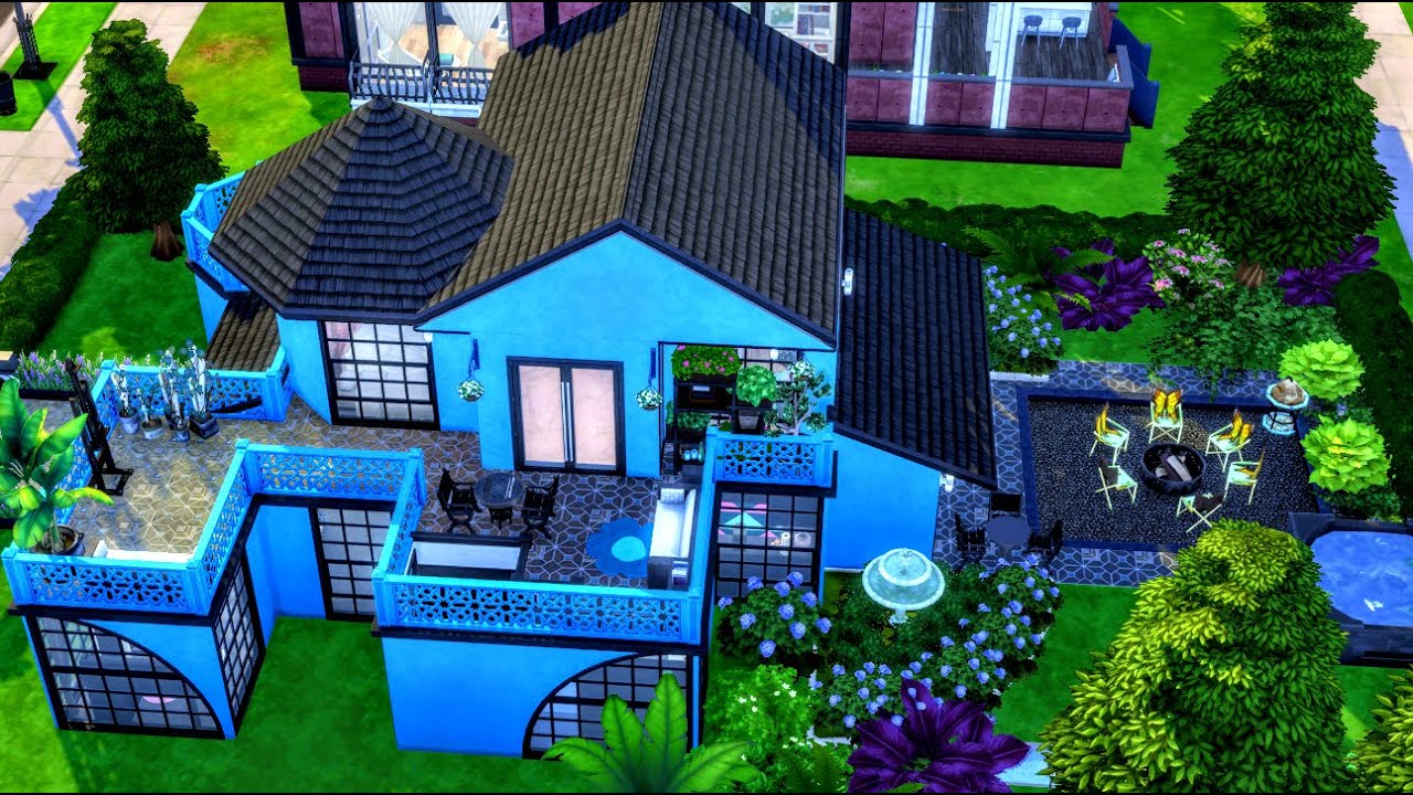 PAINTED LADY A SIMS 4 COLLAB WITH BUILDS WITH ANNA - YouTube