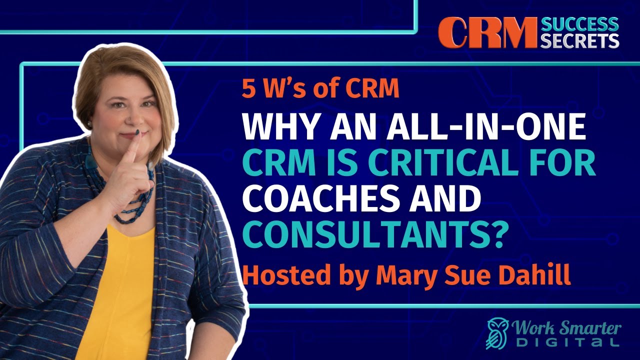 Why an All-in-One CRM is Critical for Coaches and Consultants? | CRM ...