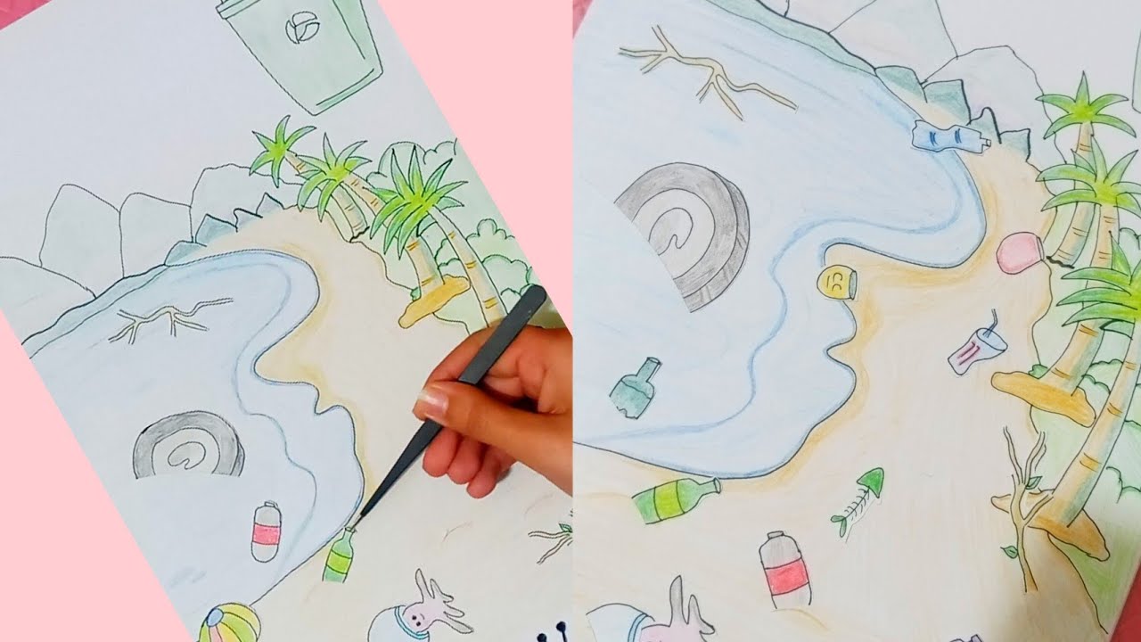 [Paper diy] 🤗Beach cleaning Asmr papercrafts - YouTube