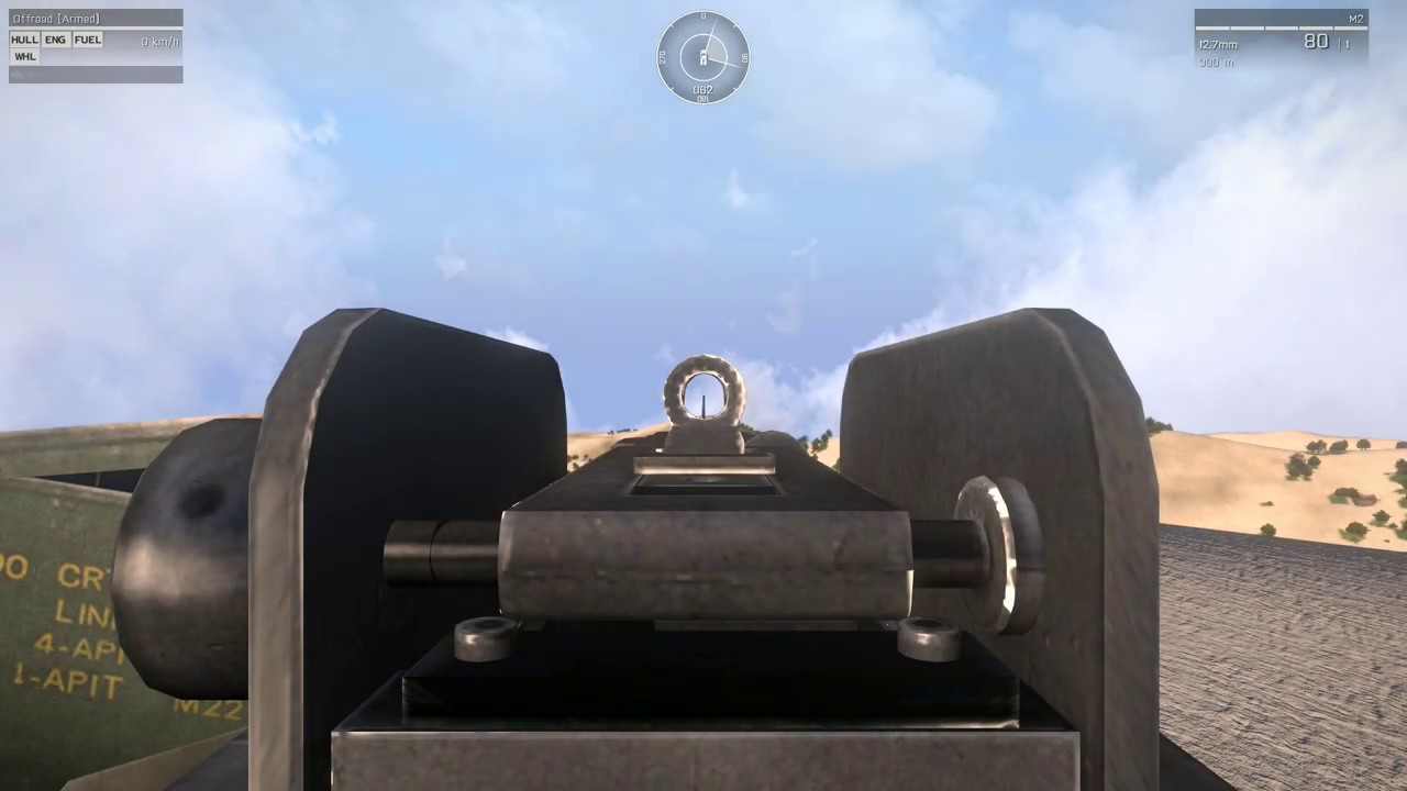 SNIPING WITH M2 BROWNING 50 CAL MACHINE GUN (simulation in Arma 3 ...