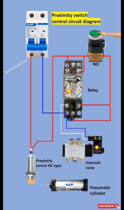 proximity sensor control circuit diagram | proximity sensor| how to ...