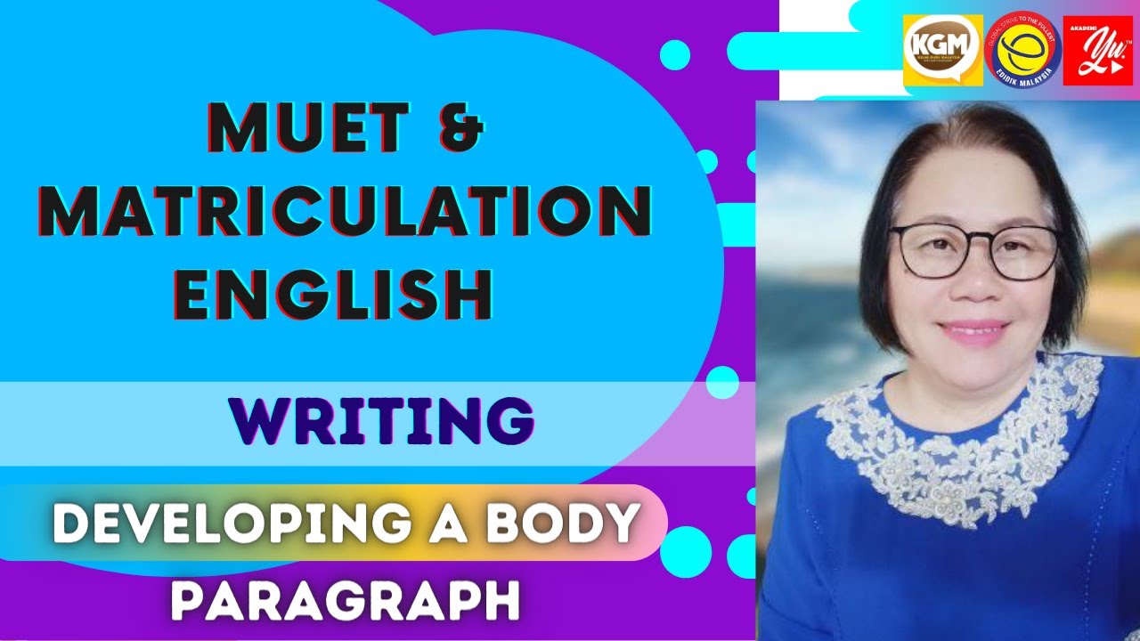 Muet Extended Writing Using Rule of 3Three to develop a paragraph - YouTube