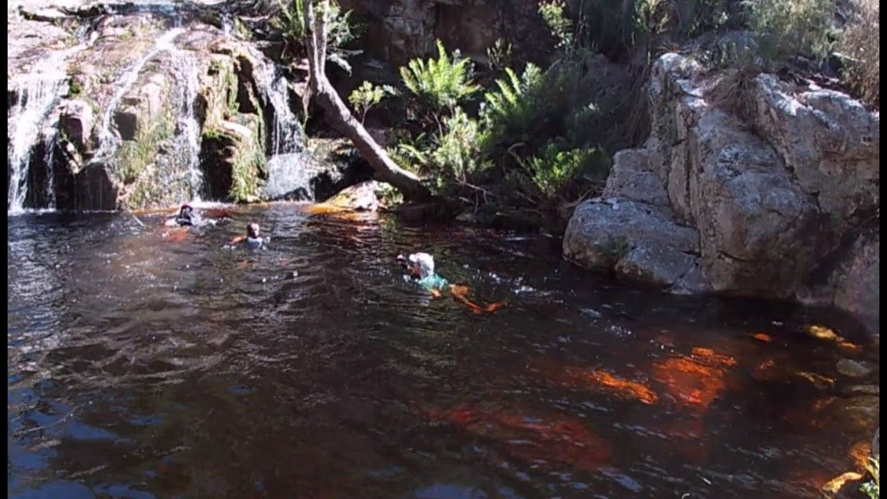 Kloofing in search of Angle falls - YouTube