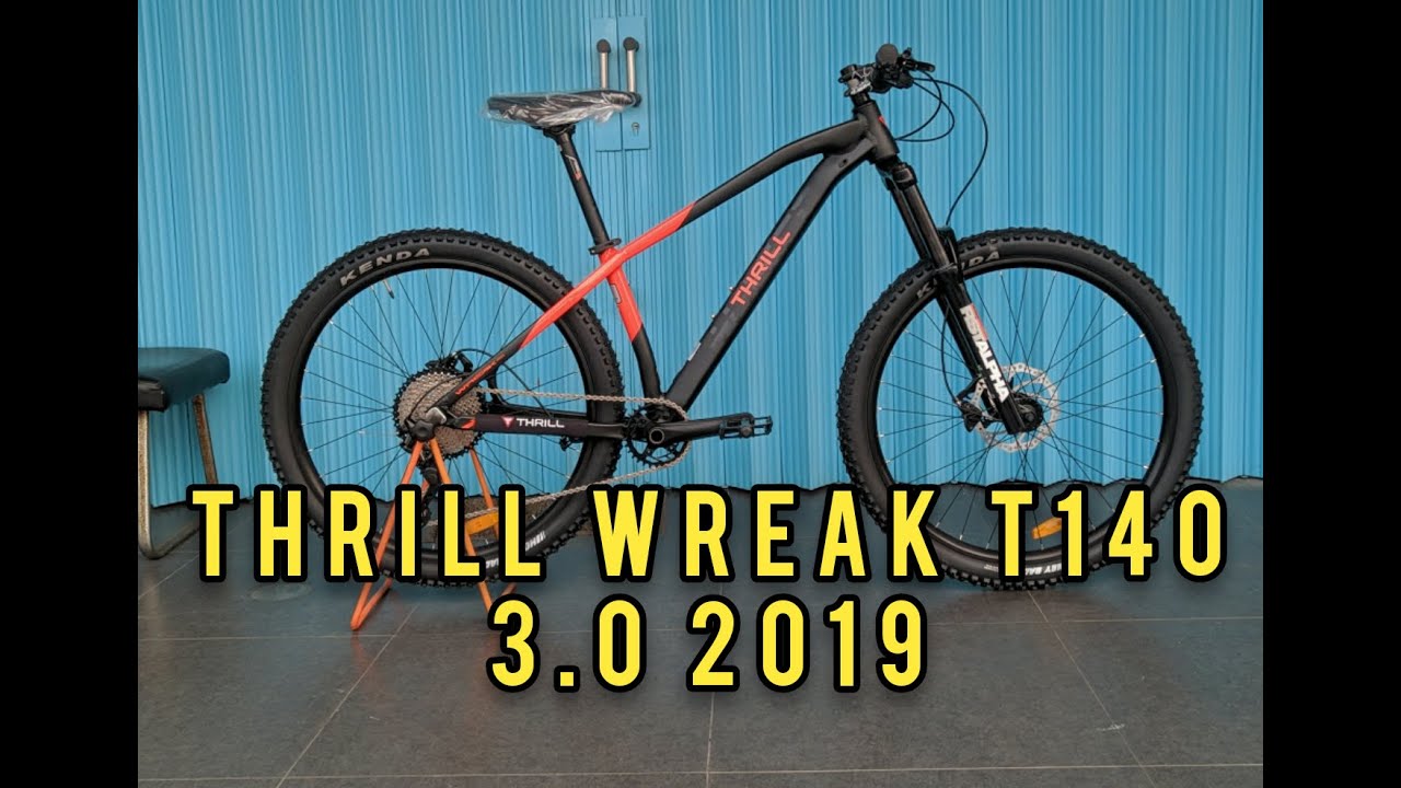 FOURCROSS 140?? || BIKE REVIEW 27.5 THRILL WREAK T140 3.0 2019 - YouTube