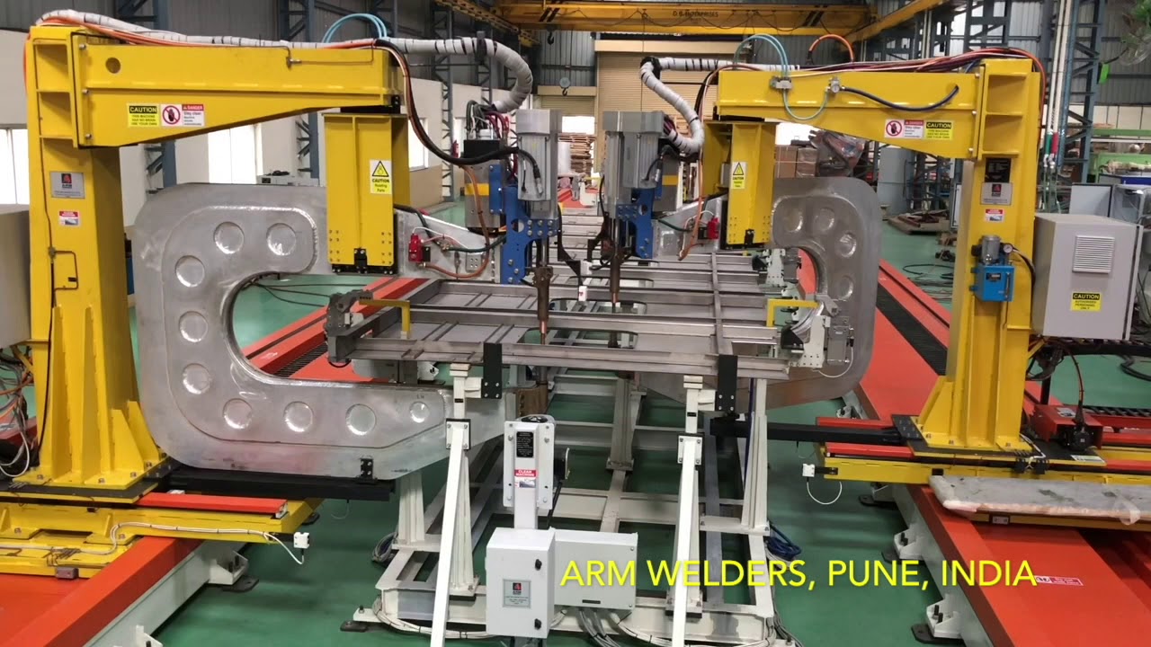 CNC Spot Welding System for Side Wall Panels of Metro and Railway coach ...