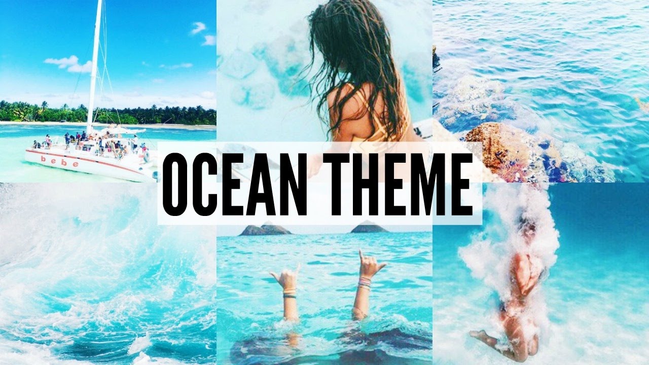 INSTAGRAM FEED : OCEAN THEME - VSCO TUTORIAL - YouTube