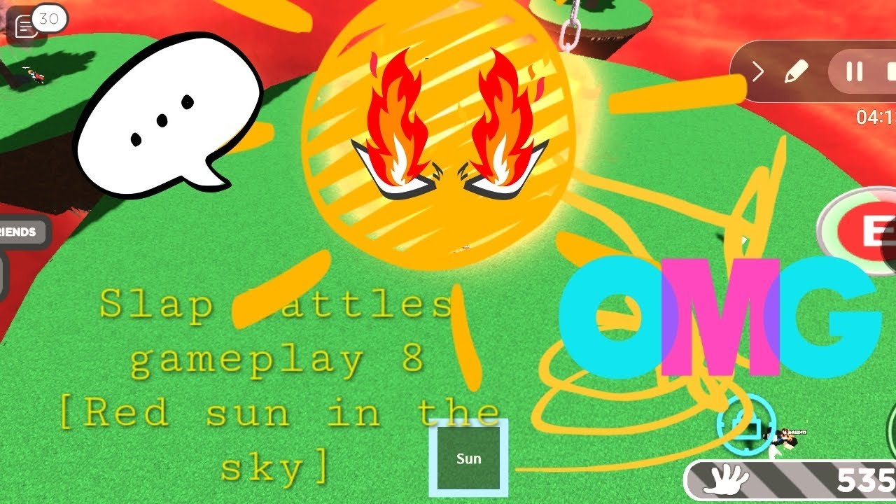 Slap Battles gameplay 8 [Red Sun In The Sky] - YouTube