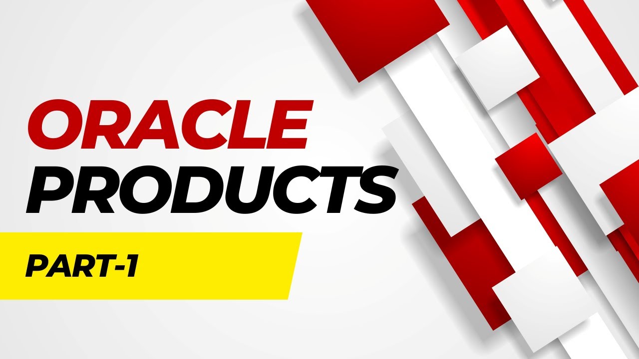Different Products By Oracle Part 1 Oracle Sql Fundamentals Youtube