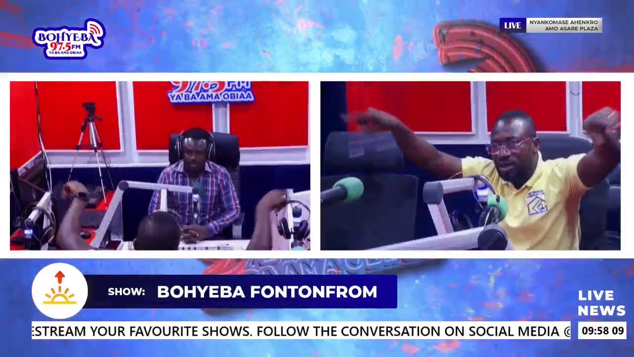 BOHYEBA FONTOMFROM SHOW (((LIVE))) ON BOHYEBA 97.5 FM [16-12-22] - YouTube