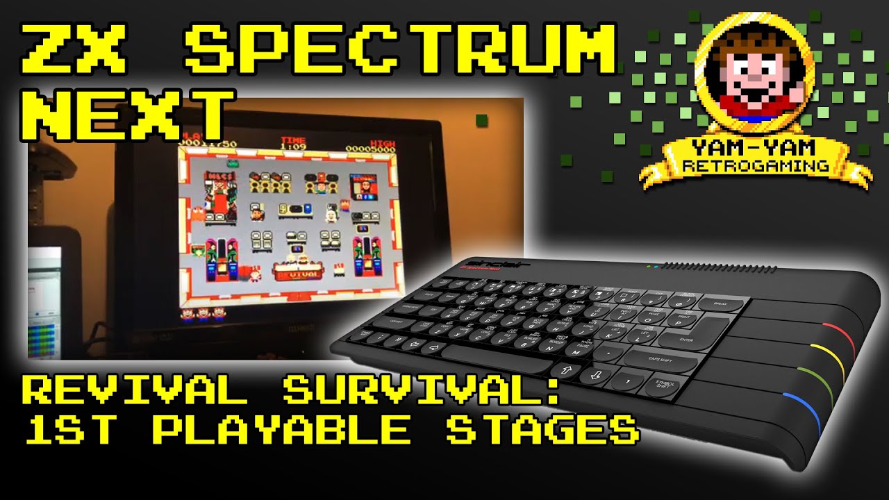 ZX Spectrum Next - 'Revival Survival' first playable stages - YouTube