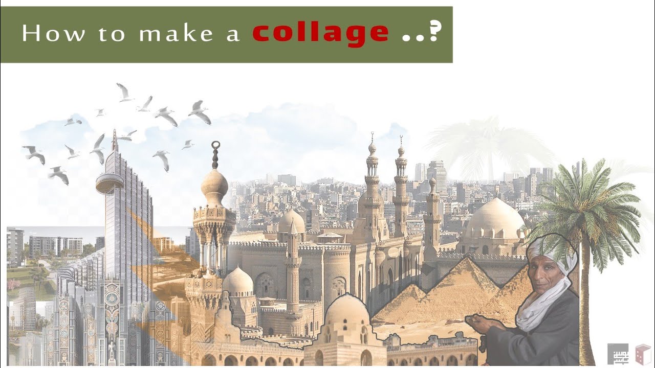 How to design an architectural collage - YouTube