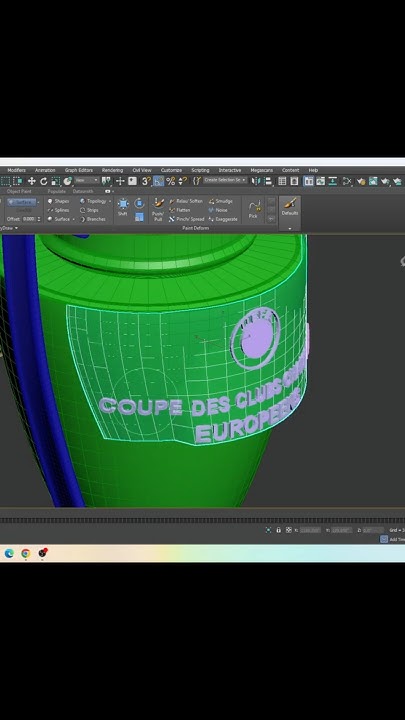 Champions league cup modeling in 3dsmax #3dsmax #c1 #championsleague #3d #3dmodelingtutorial ...