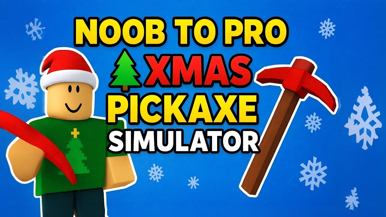 Can I Reach OP Pickaxe Today? 🪓 XMAS Pickaxe Simulator - YouTube