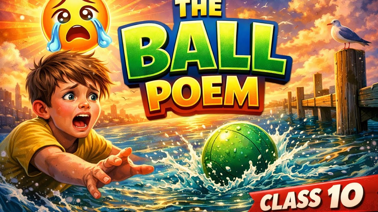The Ball Poem Class 10 Explained 🔥 | Full Summary, Theme & Message # ...