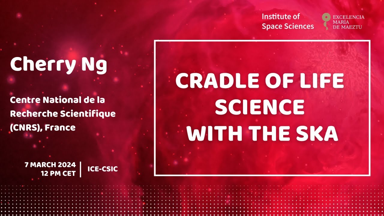Cherry Ng - Cradle of Life science with the SKA - YouTube