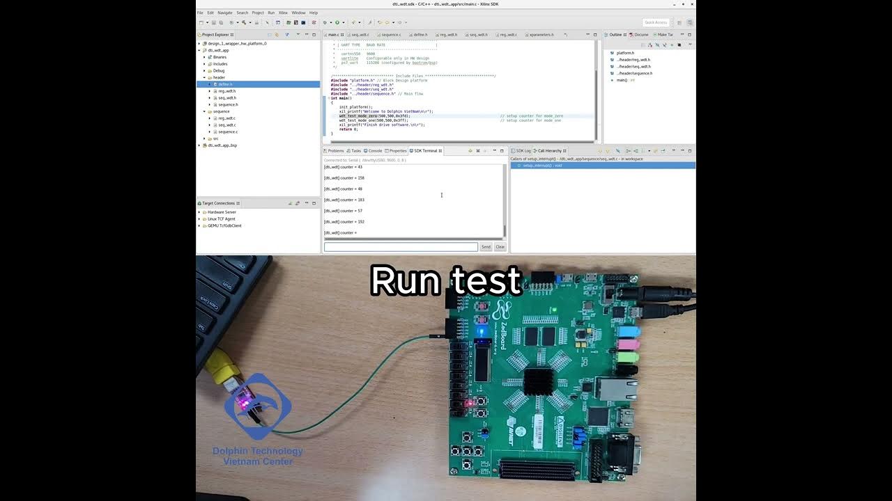 [FPGA Prototype] Watch Dog Timer on Xilinx Zynq 7000 - YouTube