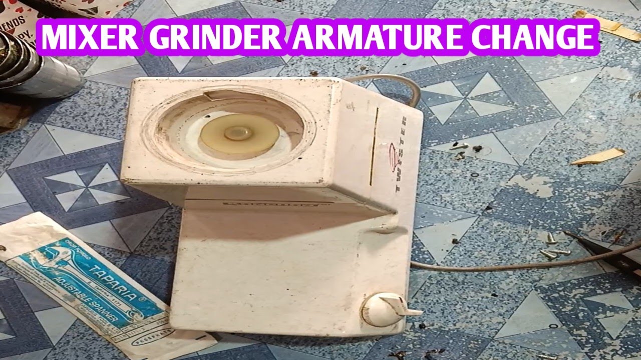 mixer grinder armature change | grinder repair armature change - YouTube