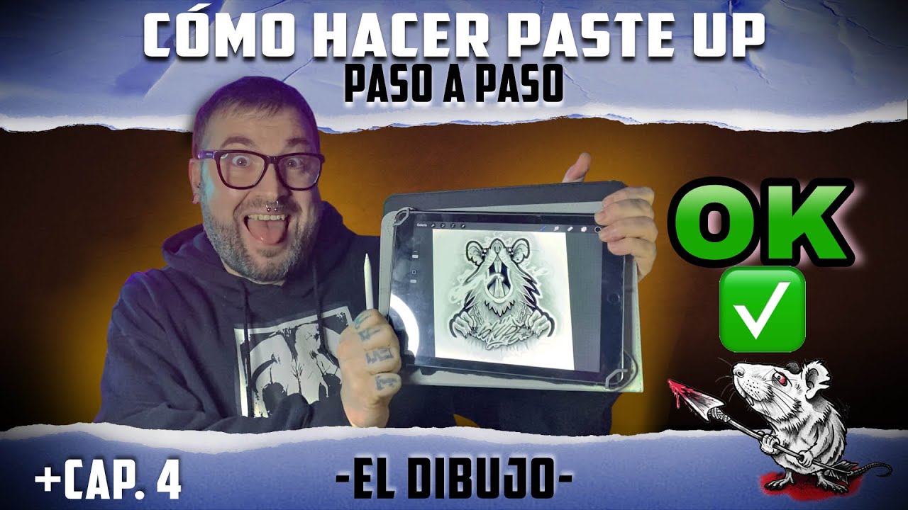 Cap 4. Cómo DIBUJAR nuestro diseño para PASTE UP y que quede PERFECTO ...