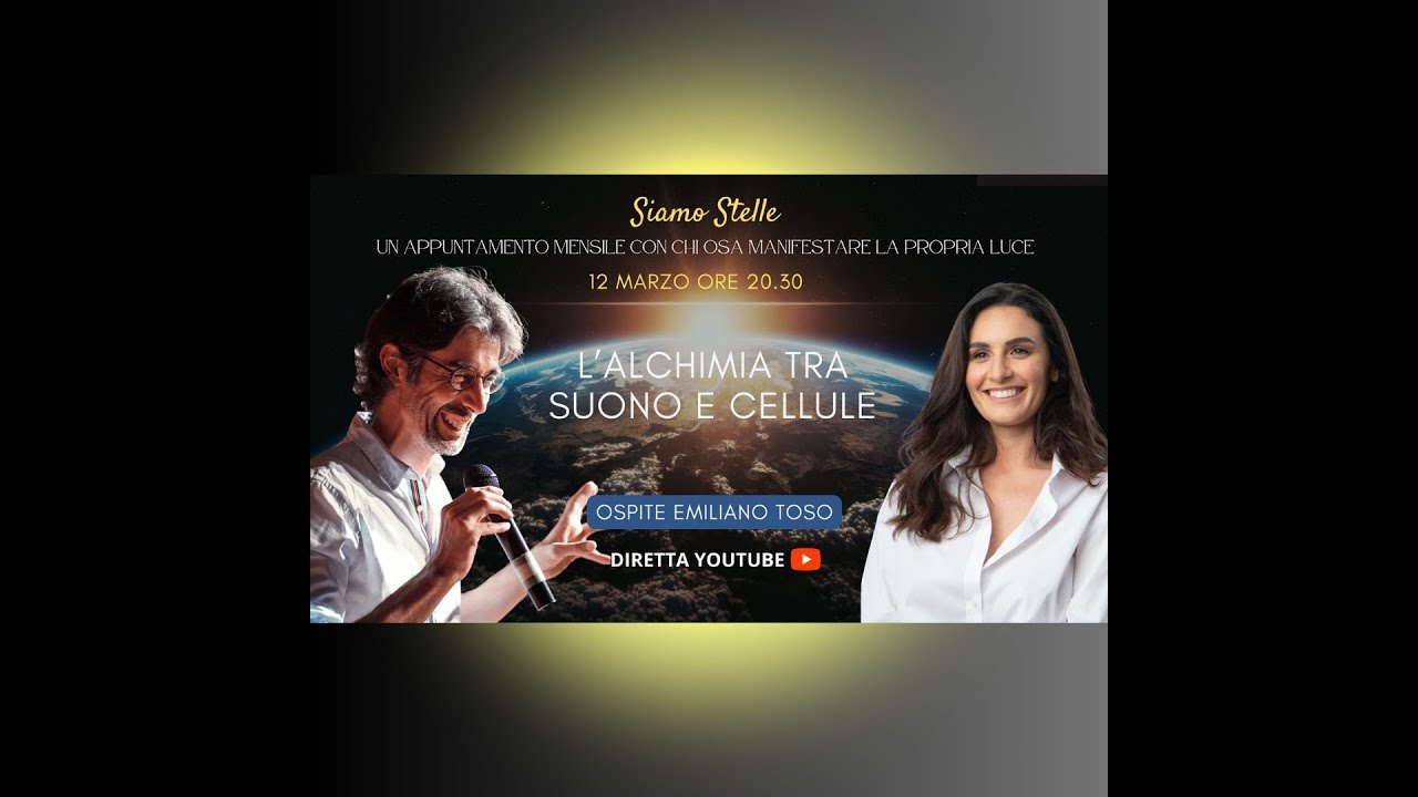 SIAMO STELLE: Chantal Dejean & Emiliano Toso - L'ALCHIMIA TRA SUONO E ...