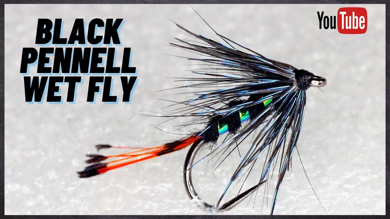 Black Pennell Wet Fly - YouTube