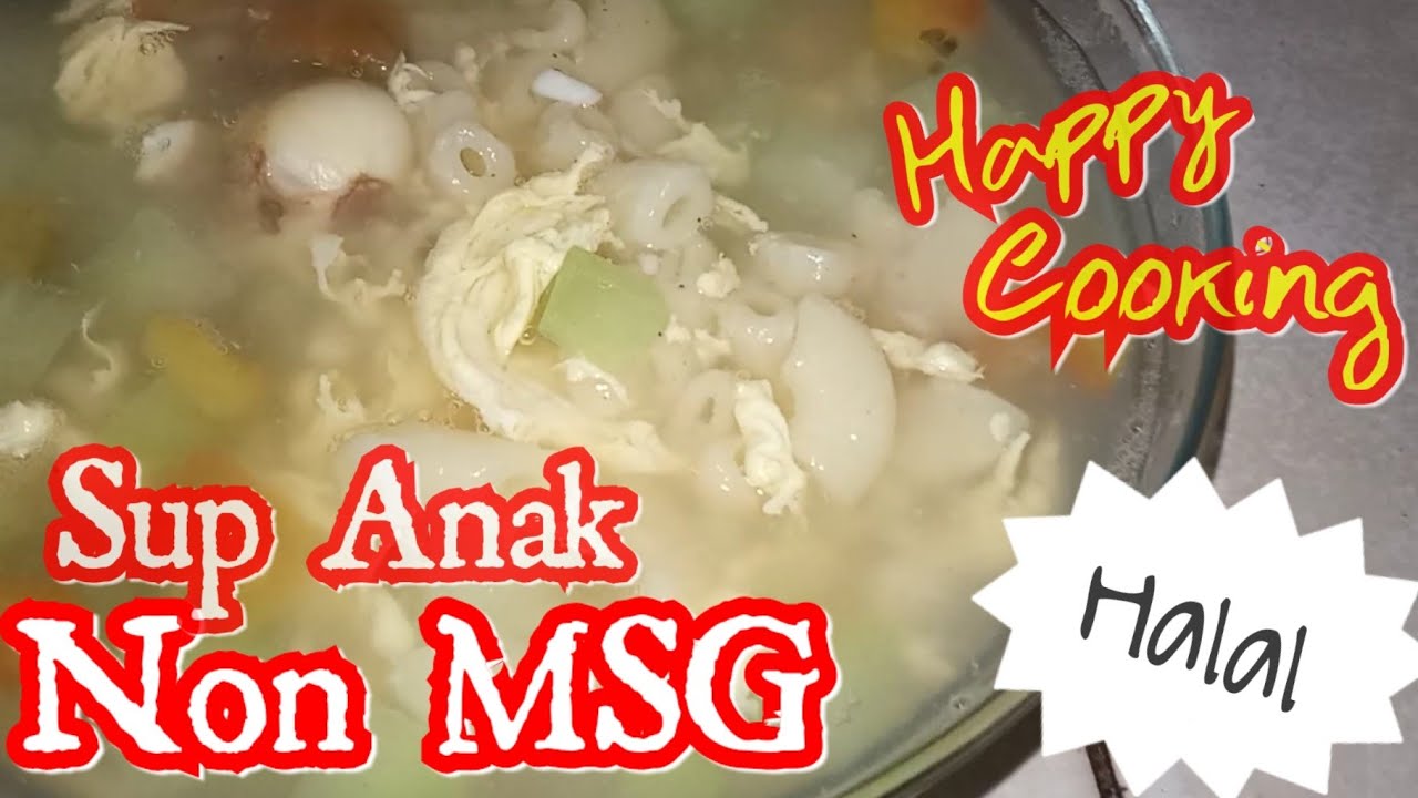 RESEP SUP SEHAT UNTUK ANAK - MUDAH BANGET!!!! - YouTube