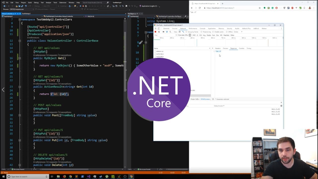Building A Web Api With Net Core Youtube