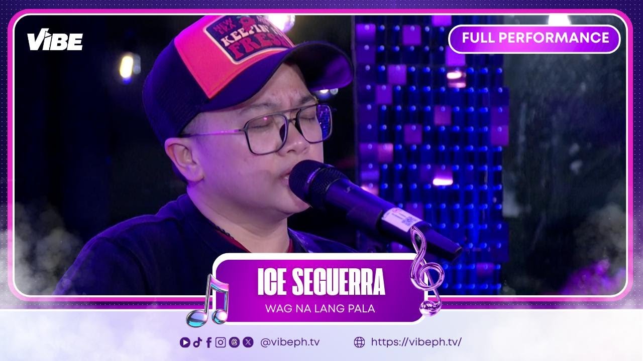 VIBE PH | Ice Seguerra Breaks Hearts with Wag Na Lang Pala on Vibe TV ...