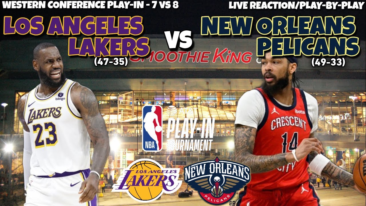 Los Angeles Lakers vs New Orleans Pelicans LIVE REACTION/Play-By-Play - YouTube