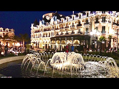 NIGHT WALK IN MONTE CARLO MONACO II 4KHD II DANCE AND ELECTRONIC MUSICS ...
