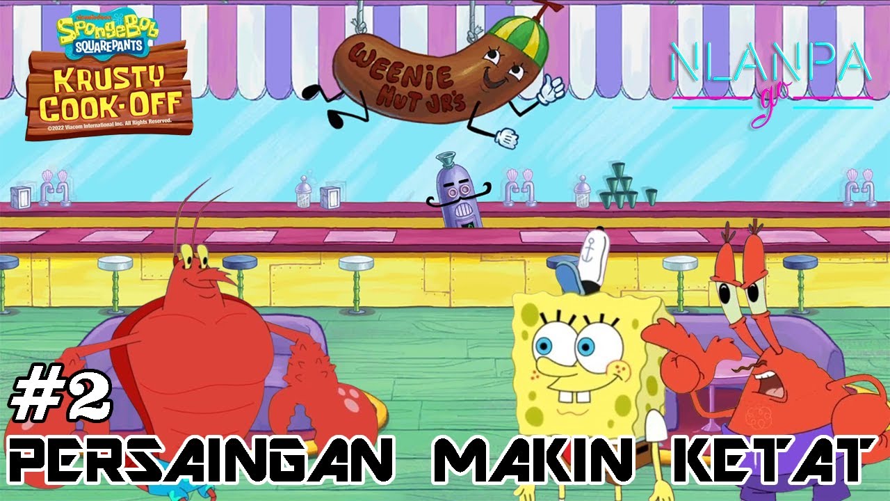Persaingan Restoran Di Pantai Goo Lagoon | Spongebob: Krusty Cook Off ...