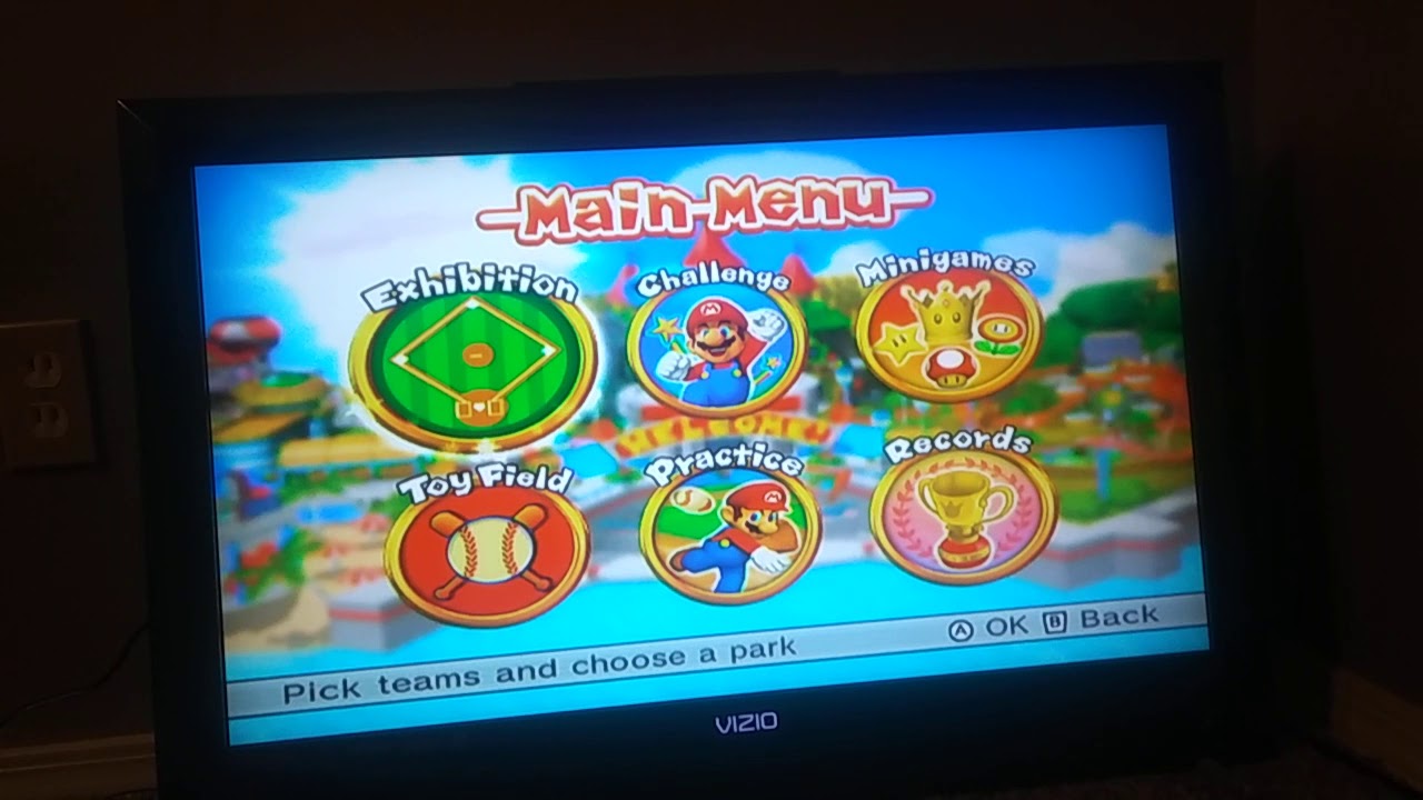 Mario Super Sluggers Map Selection Music Day (4:3) - YouTube