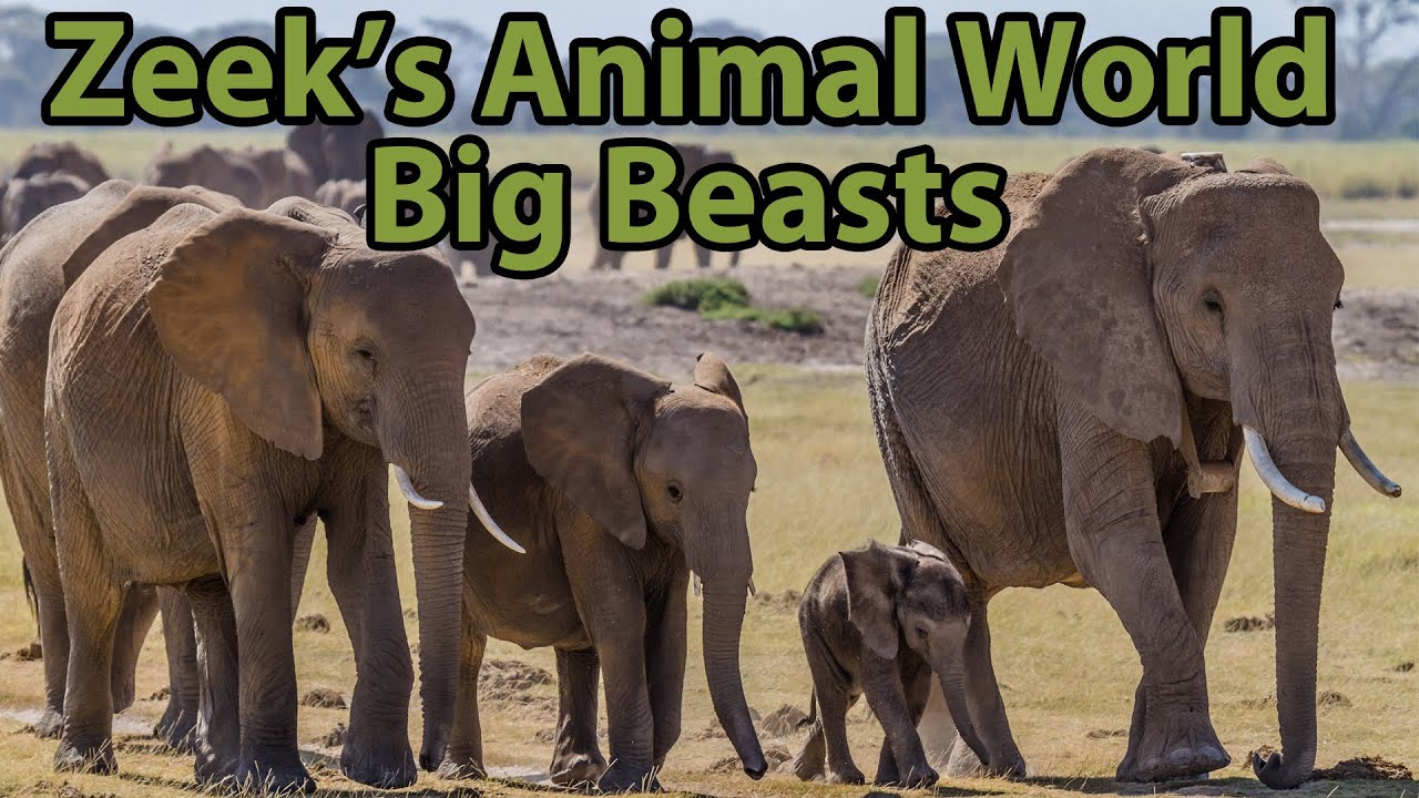 Big Beasts: Elephants, Whales, Hippos & More! - Zeek's Animal World ...