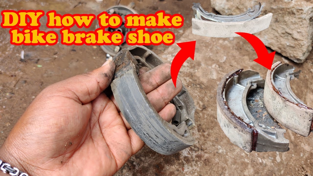 RECYCLE YOUR BIKE OLD BRAKE SHOE DON'T THROW THEM/How to recycle used ...