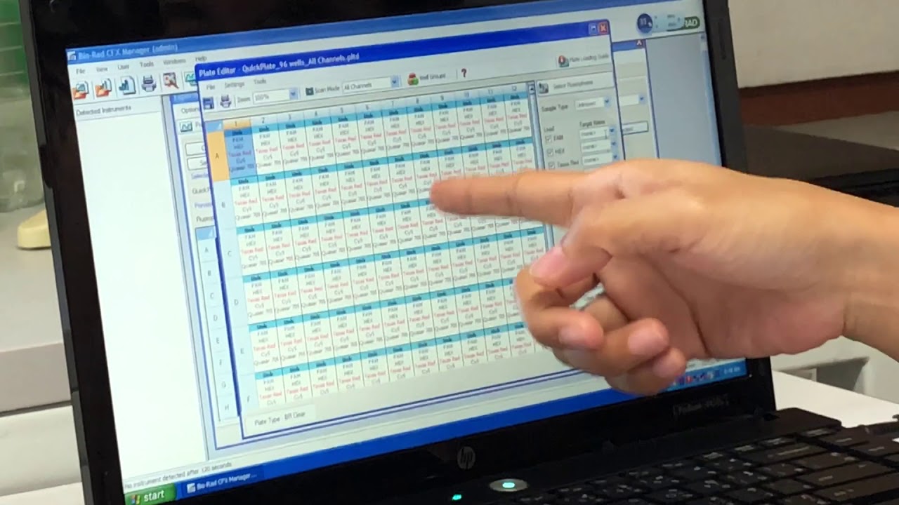 Set program CFX สำหรับ Protocol Dengue Real time PCR - YouTube