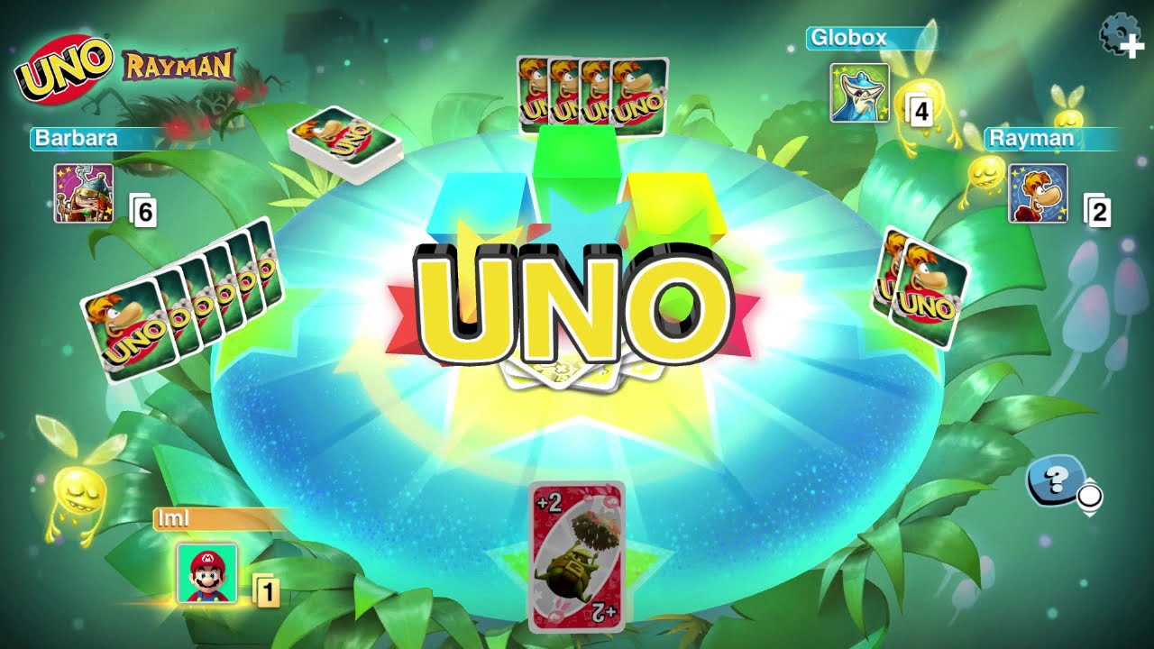 UNO For Nintendo Switch - Solo Match - Rayman UNO Theme - YouTube